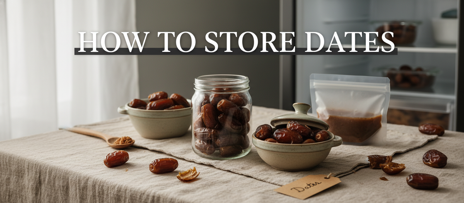 How to Store Dates at Home: Best Storage Tips for 2026 – Medjool Days